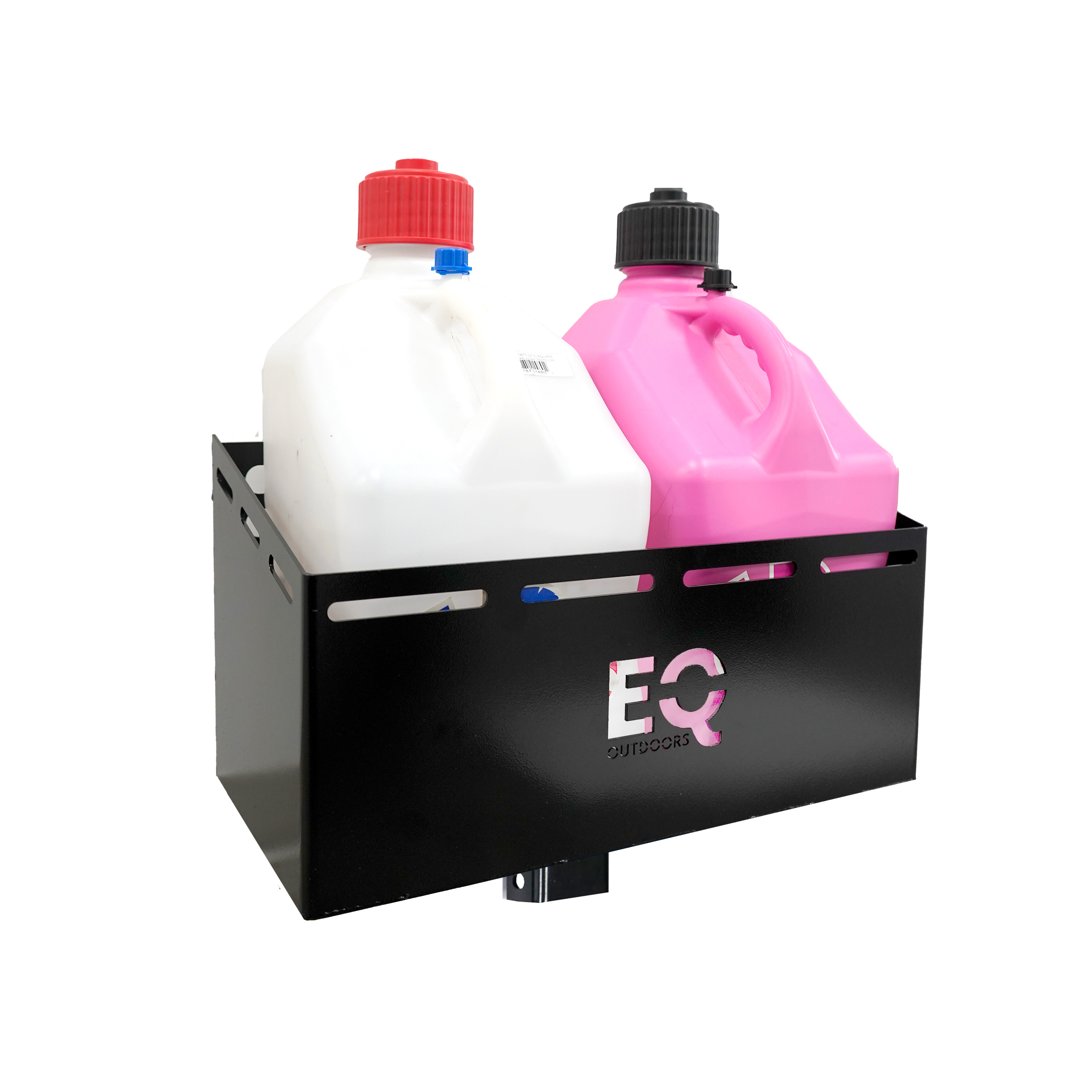 Sport Fuel Tank Carrier - Stake Pocket Double Gas Can Holder ...